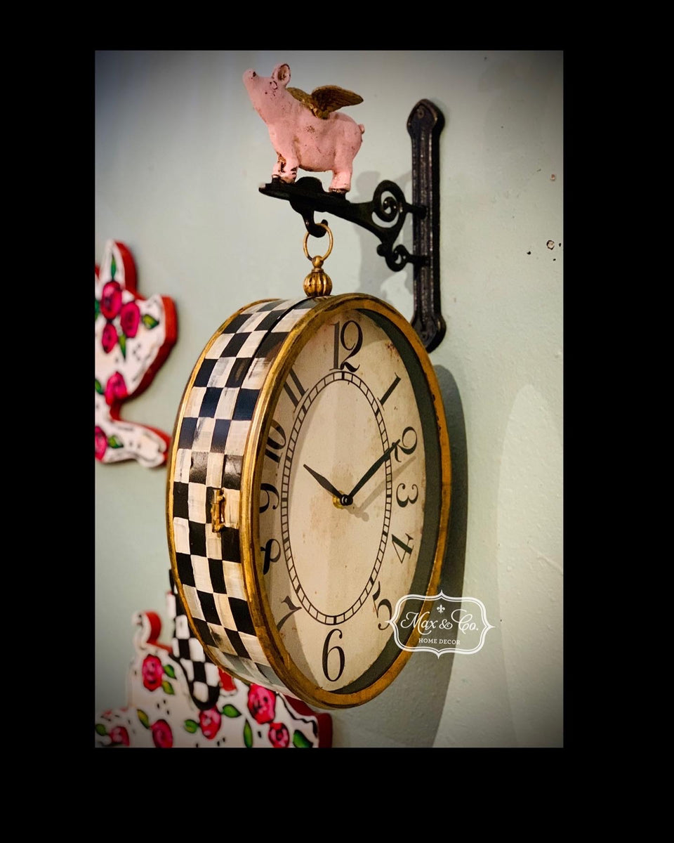 Flying Pig Clock – Max and Company